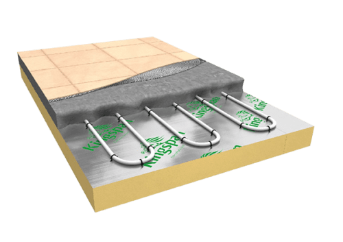 Water Underfloor Heating with Screed | Wunda Group