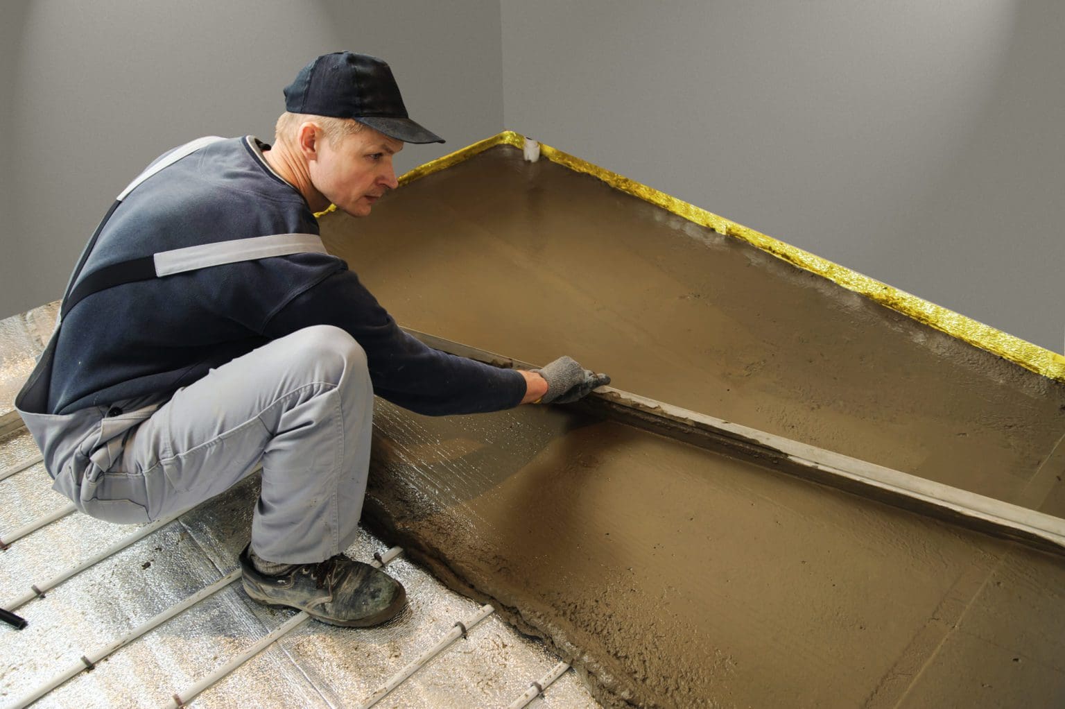 Water Underfloor Heating with Screed | Wunda Group